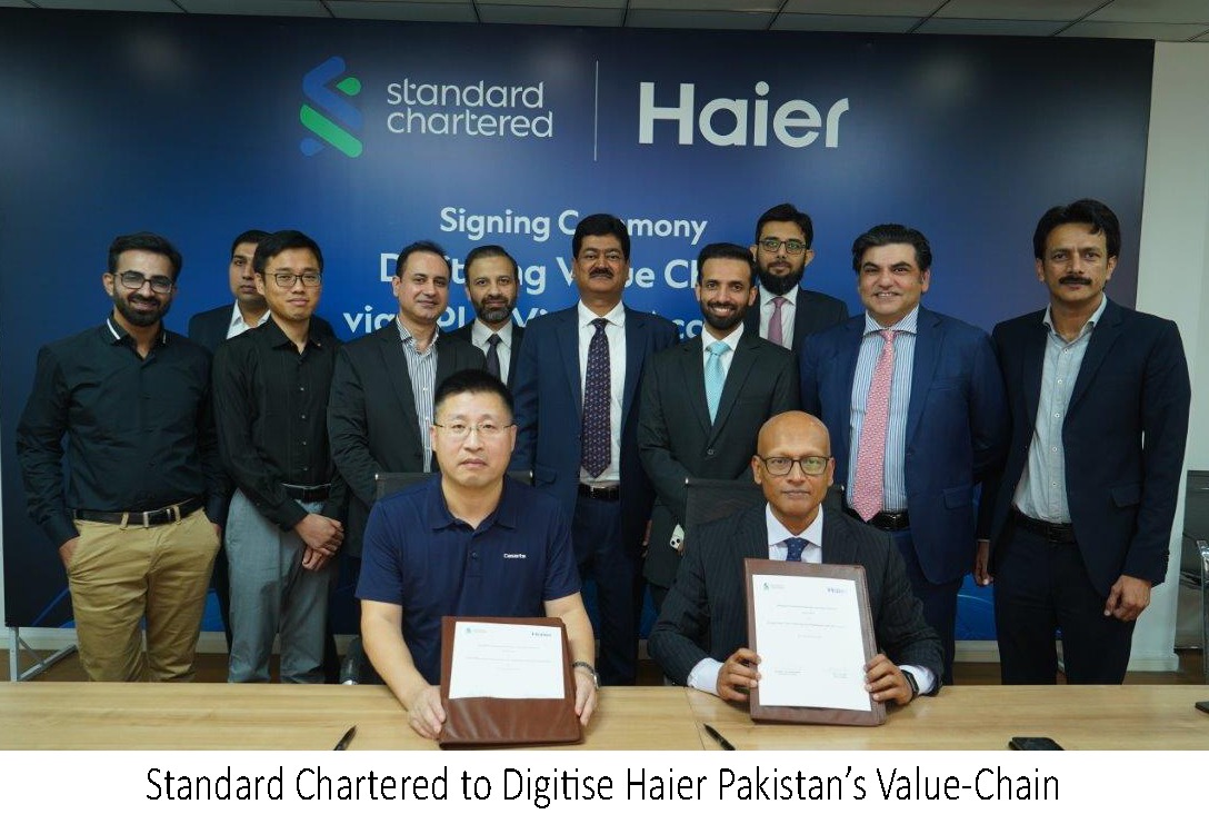 Standard Chartered to Digitise Haier Pakistan’s Value-Chain - WATTECH