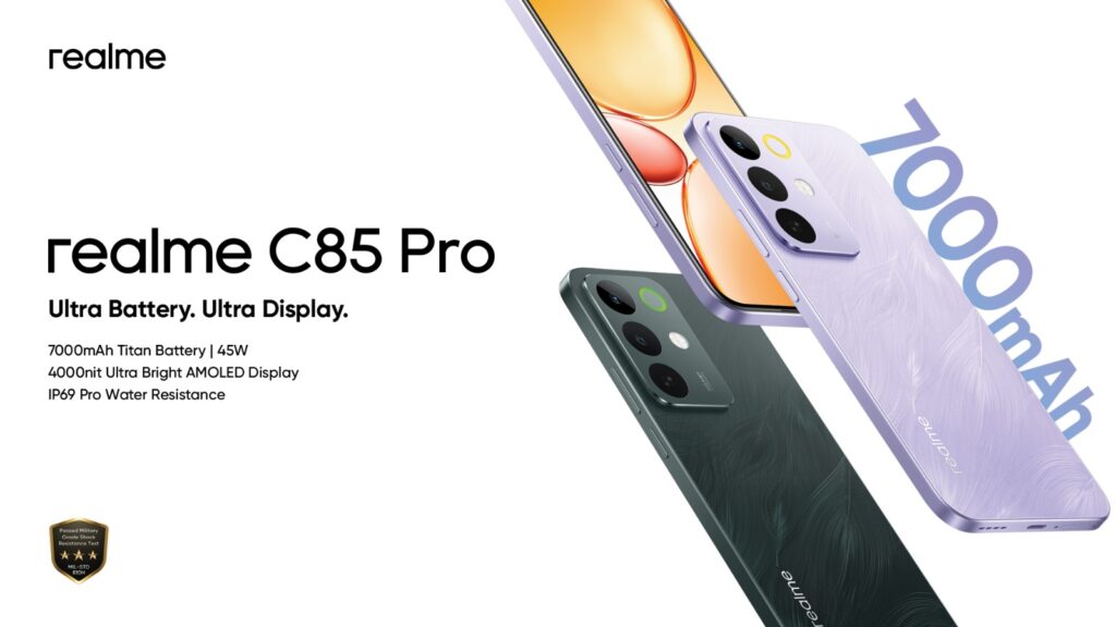 realme C85 Pro Sets a New Benchmark with Segment’s Best 4000nit AMOLED ...